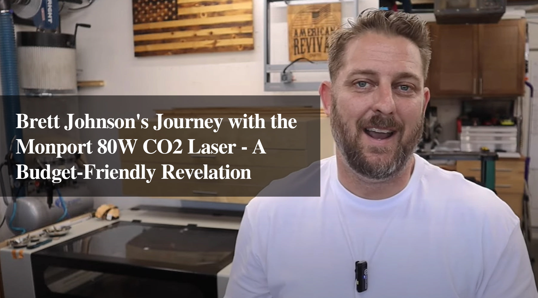 Brett Johnson's Journey with the Monport 80W CO2 Laser – Monportlaser