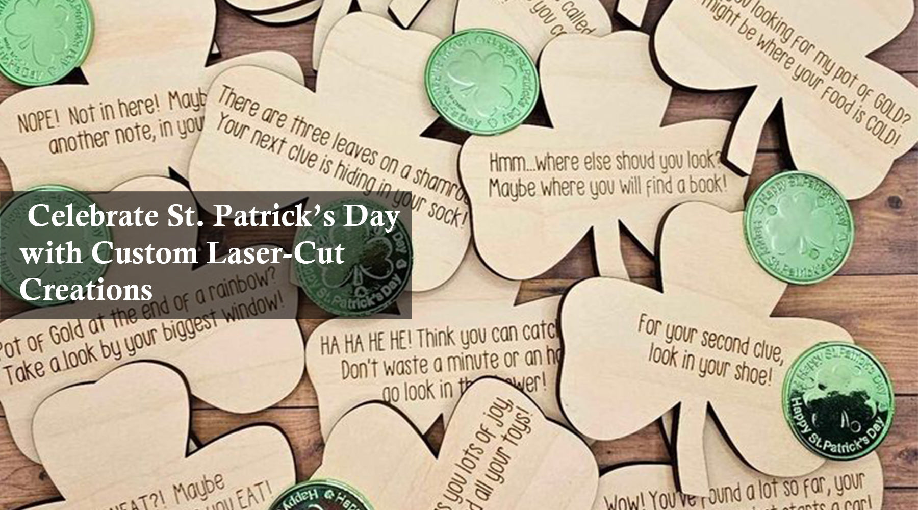 Celebrate St. Patrick’s Day with Custom Laser-Cut Creations – Monportlaser