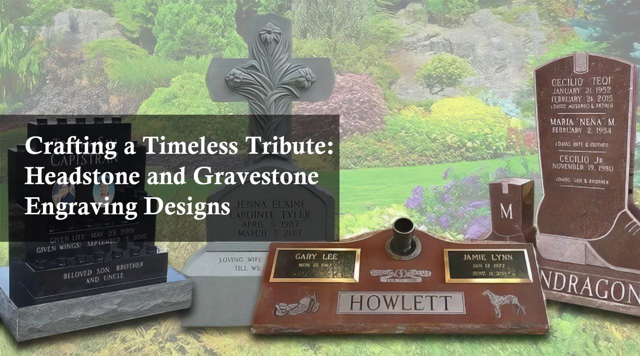 Crafting a Timeless Tribute: Headstone and Gravestone Engraving Design ...