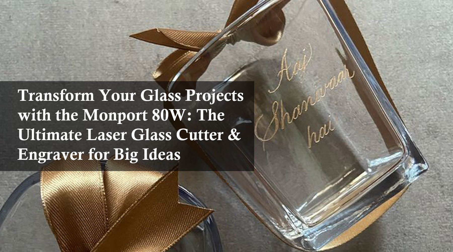 Transform Your Glass Projects with the Monport 80W: The Ultimate Laser ...