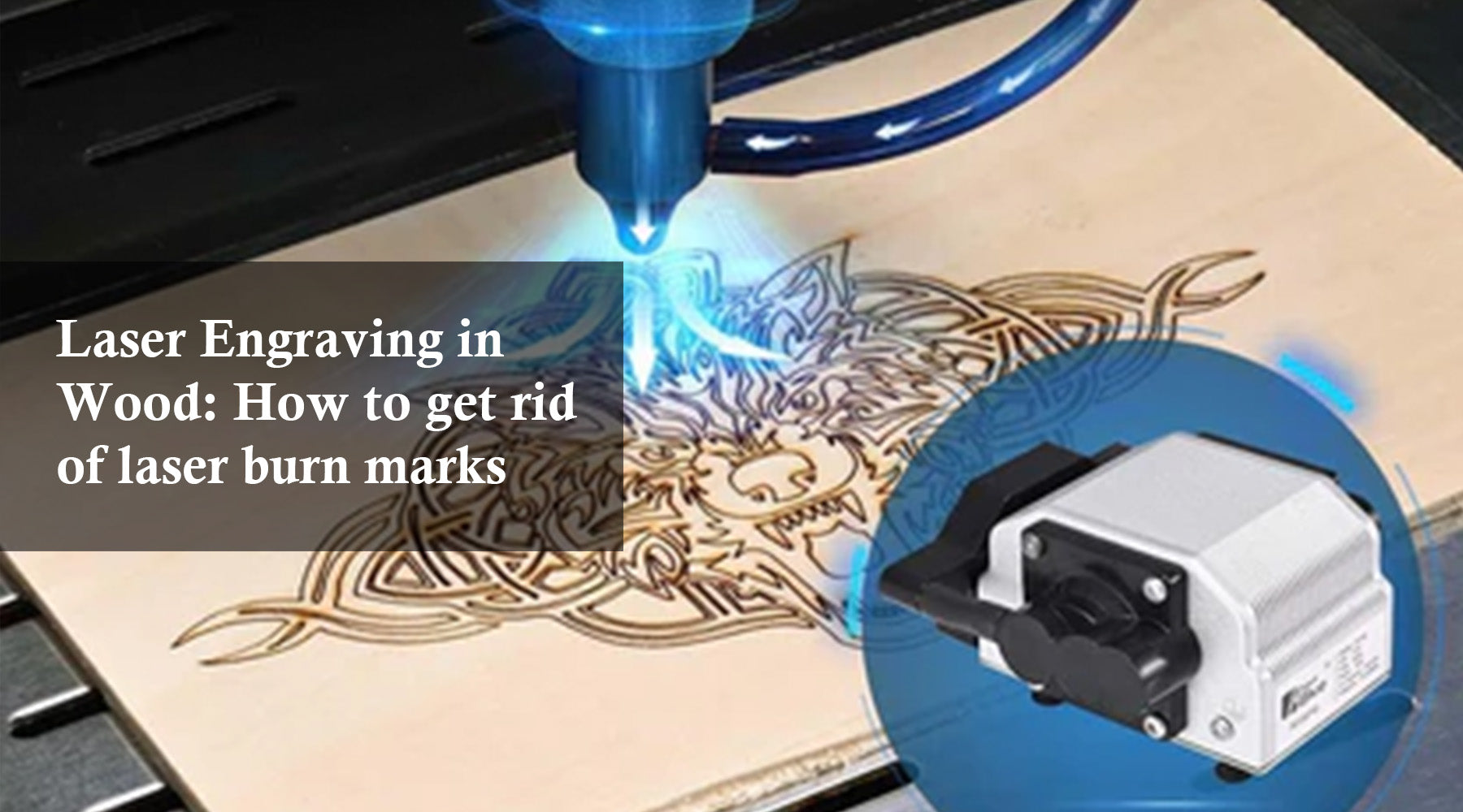 Laser Engraving in Wood: How to get rid of laser burn marks – Monportlaser