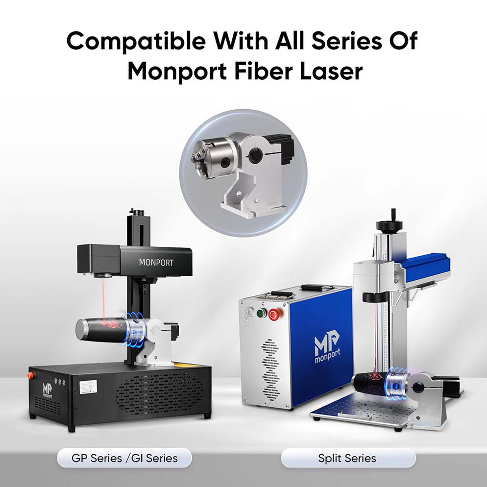 Monport 80MM Three Jaws Rotary Axis Attachment with a Scale Dial (for ...