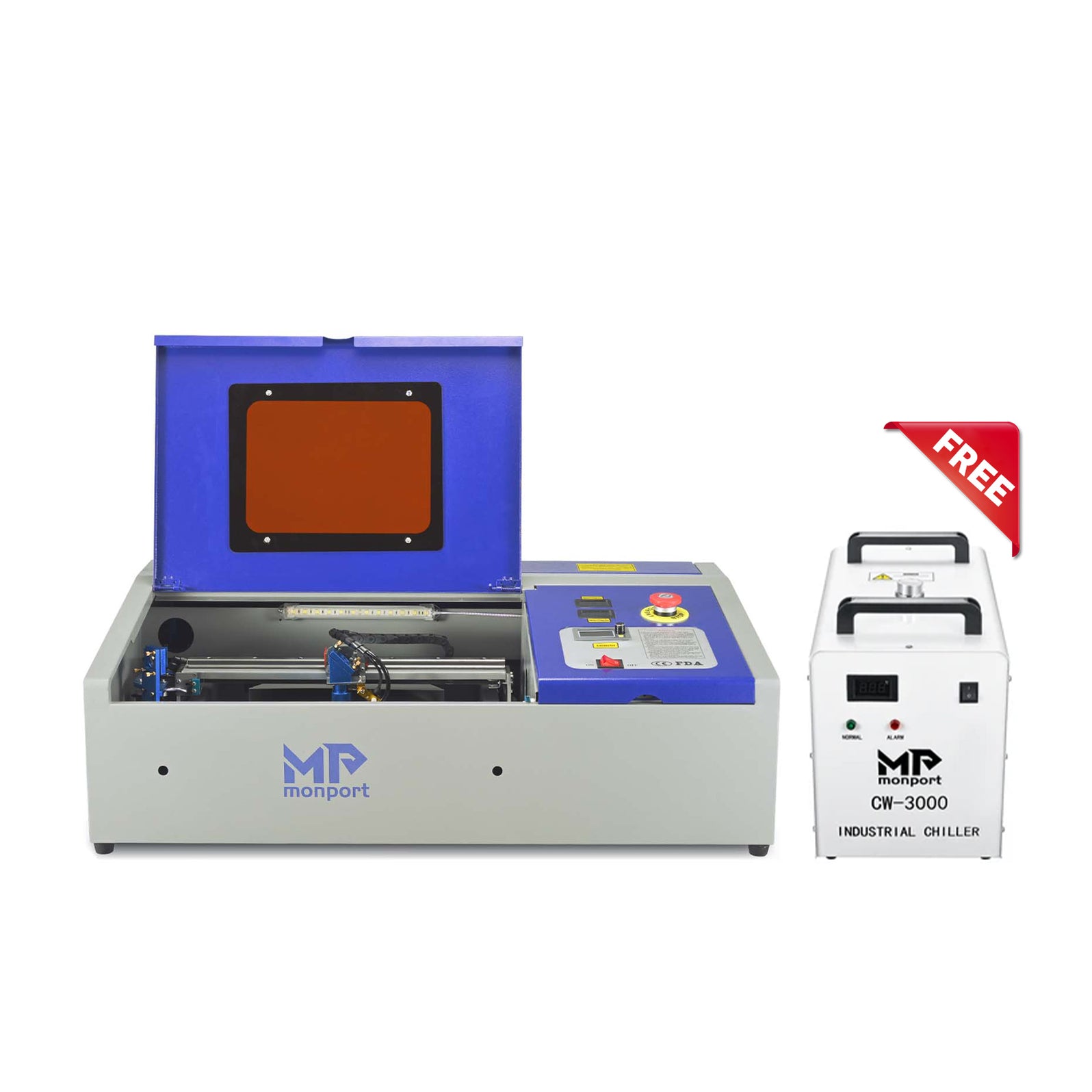 Lightburn Supported | Monport 40W CO2 Laser Engraver — Monportlaser