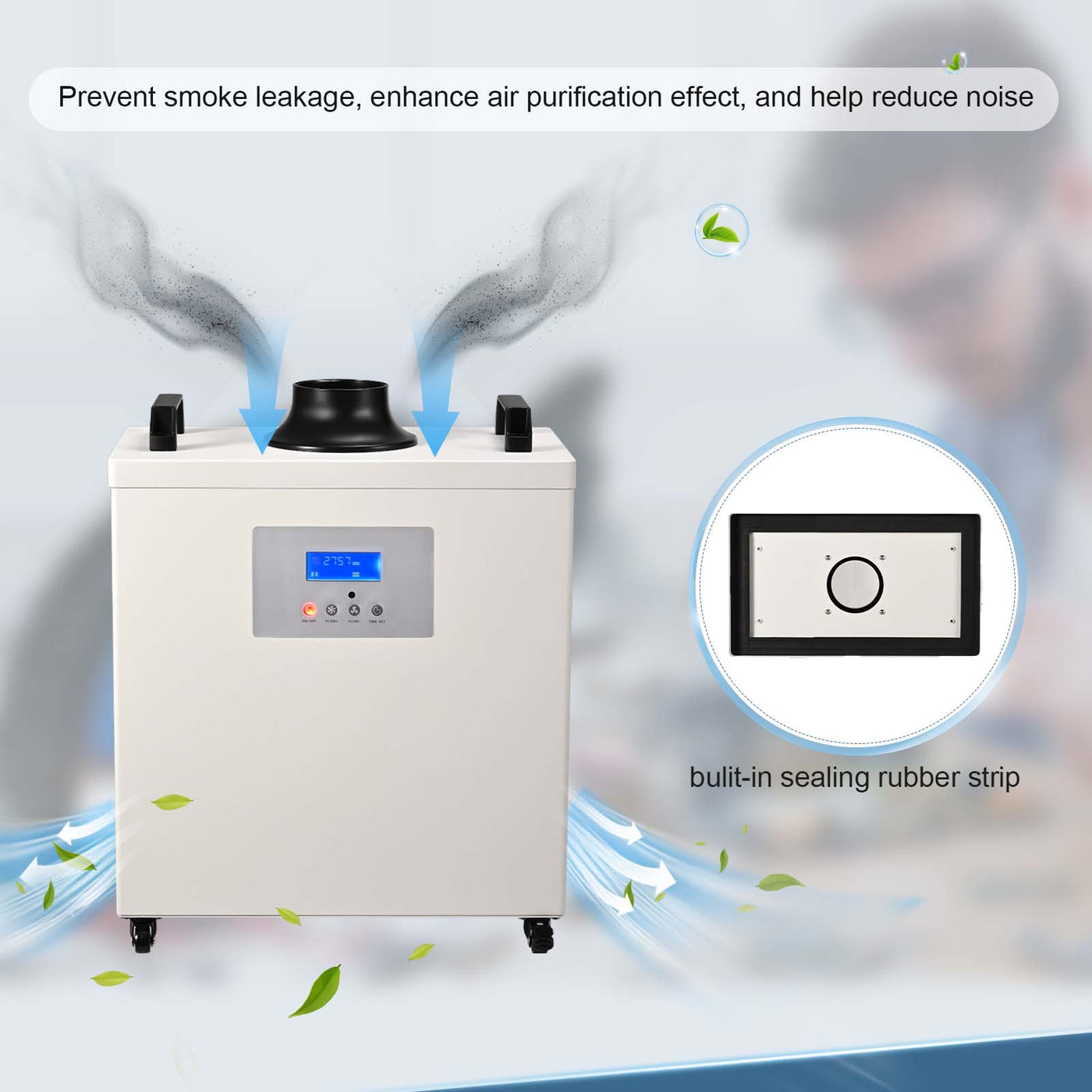 Monport 220W Laser Fume Extractor with 3-Layer Filter for CO2 & fiber ...