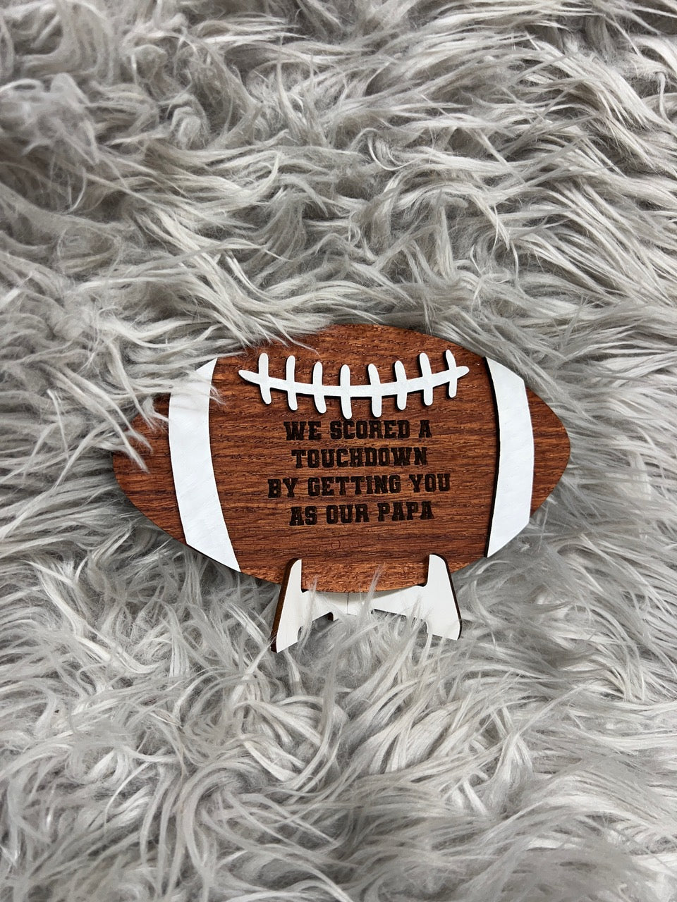 Football dad sign with stand — Monportlaser
