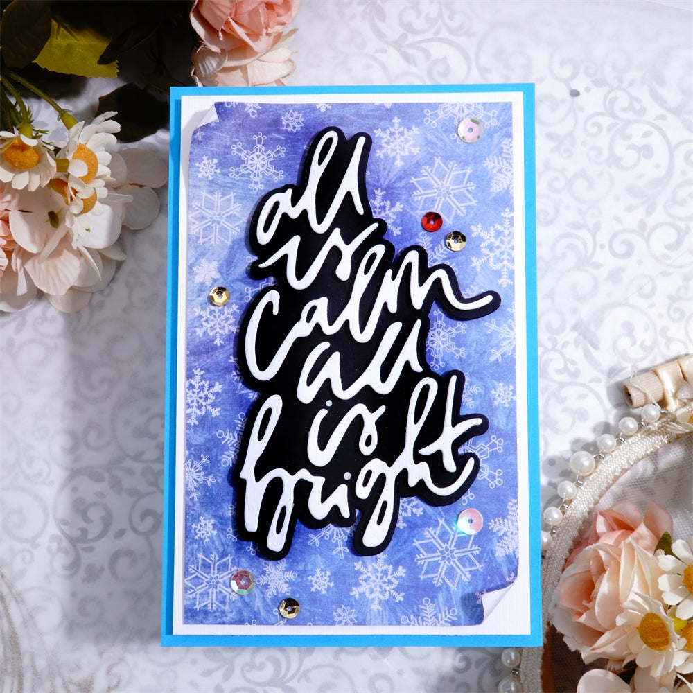 'All is Calm All is Right' Laser Cutting File — Monportlaser