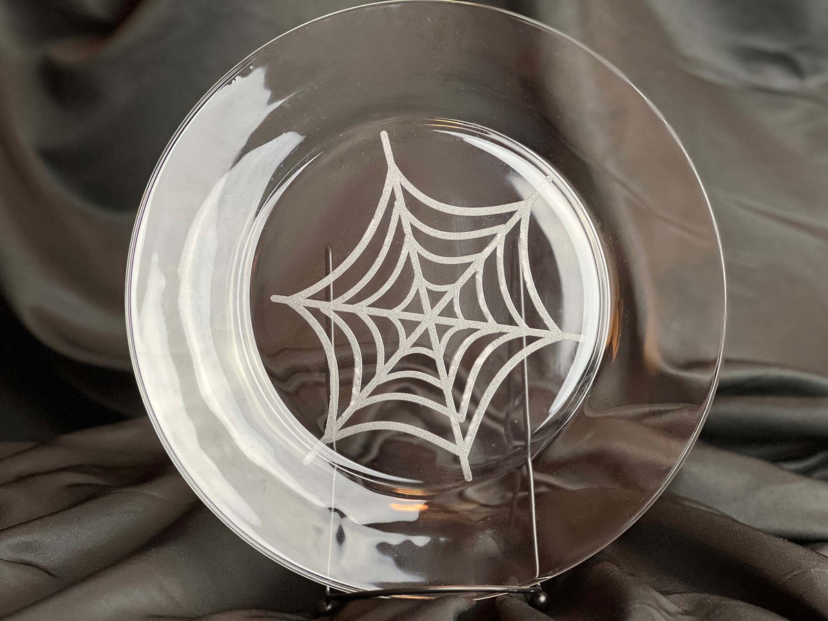 Laser Etched Spider Web-File — Monportlaser